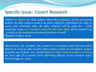 Data Protection and Academia: Fundamental Rights in Conflict | PPTX