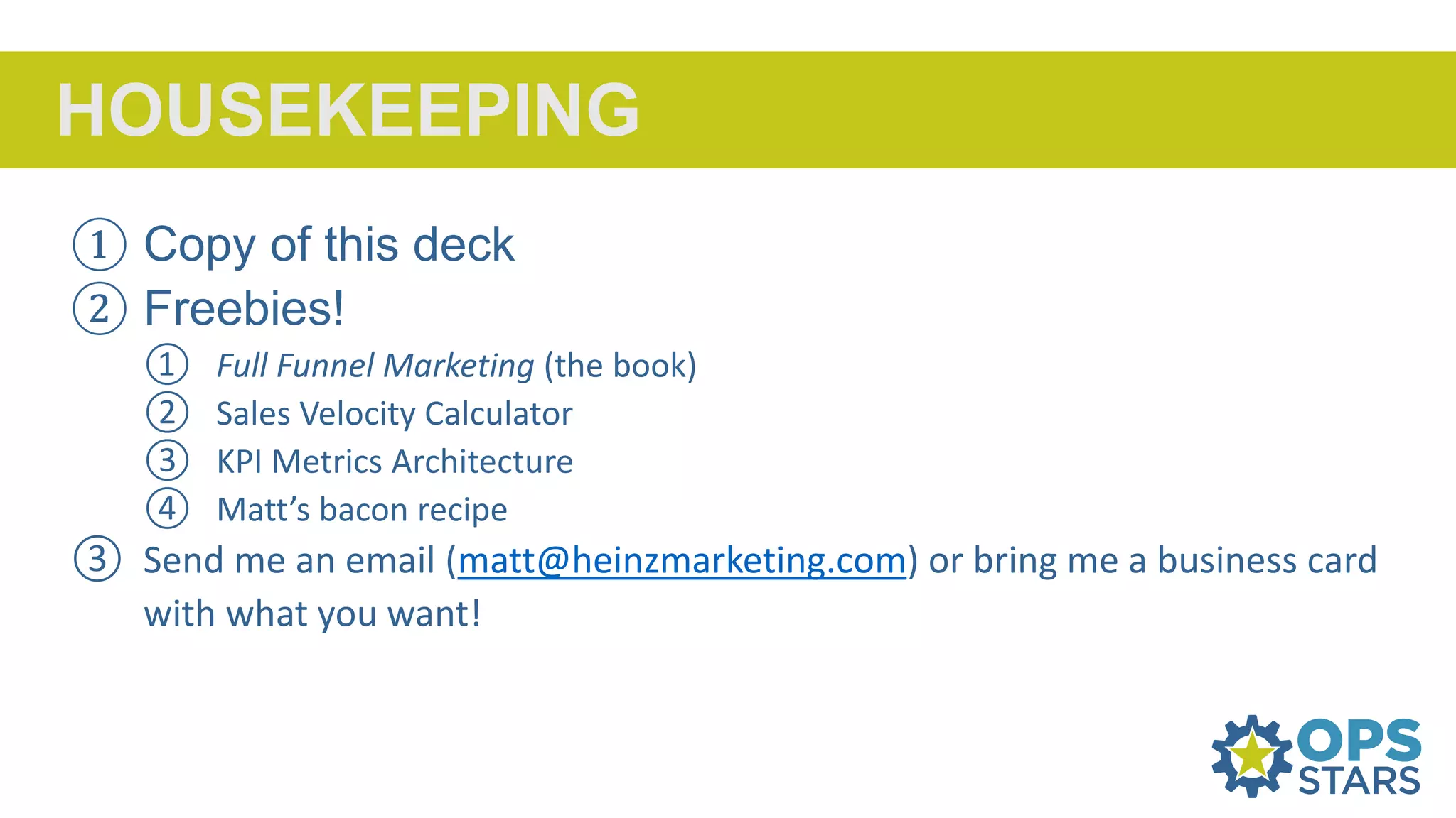 Delivering a Predictable Pipeline: B2B Revenue Ops Success Framework | PPT