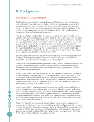 Grade Inflation in High Schools (2005–2016) | PDF | Standardized ...