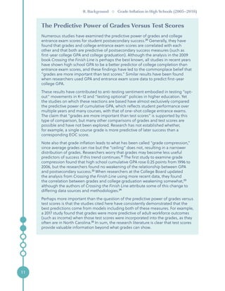 Grade Inflation in High Schools (2005–2016) | PDF | Standardized ...