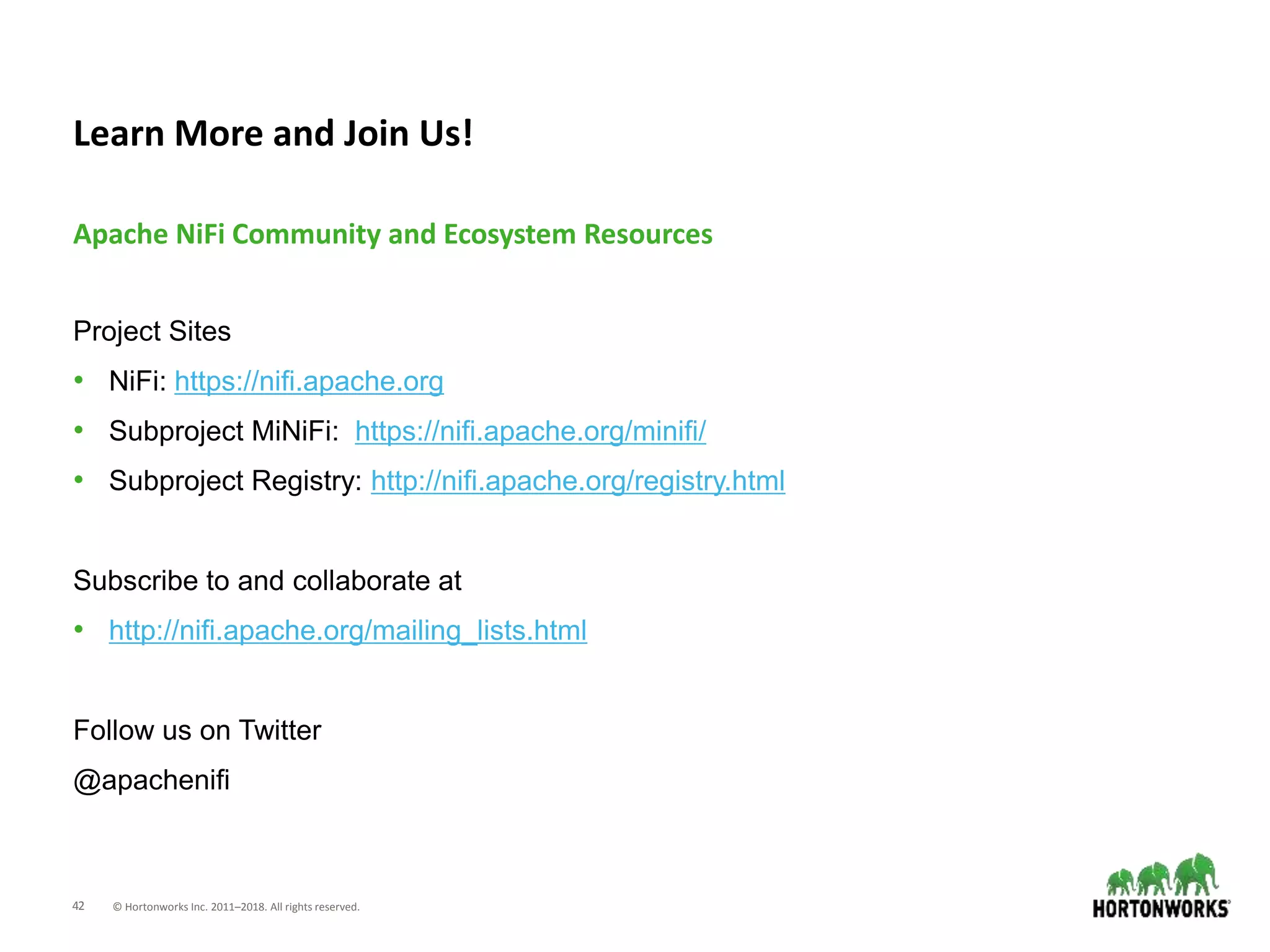 State of the Apache NiFi Ecosystem & Community | PPT