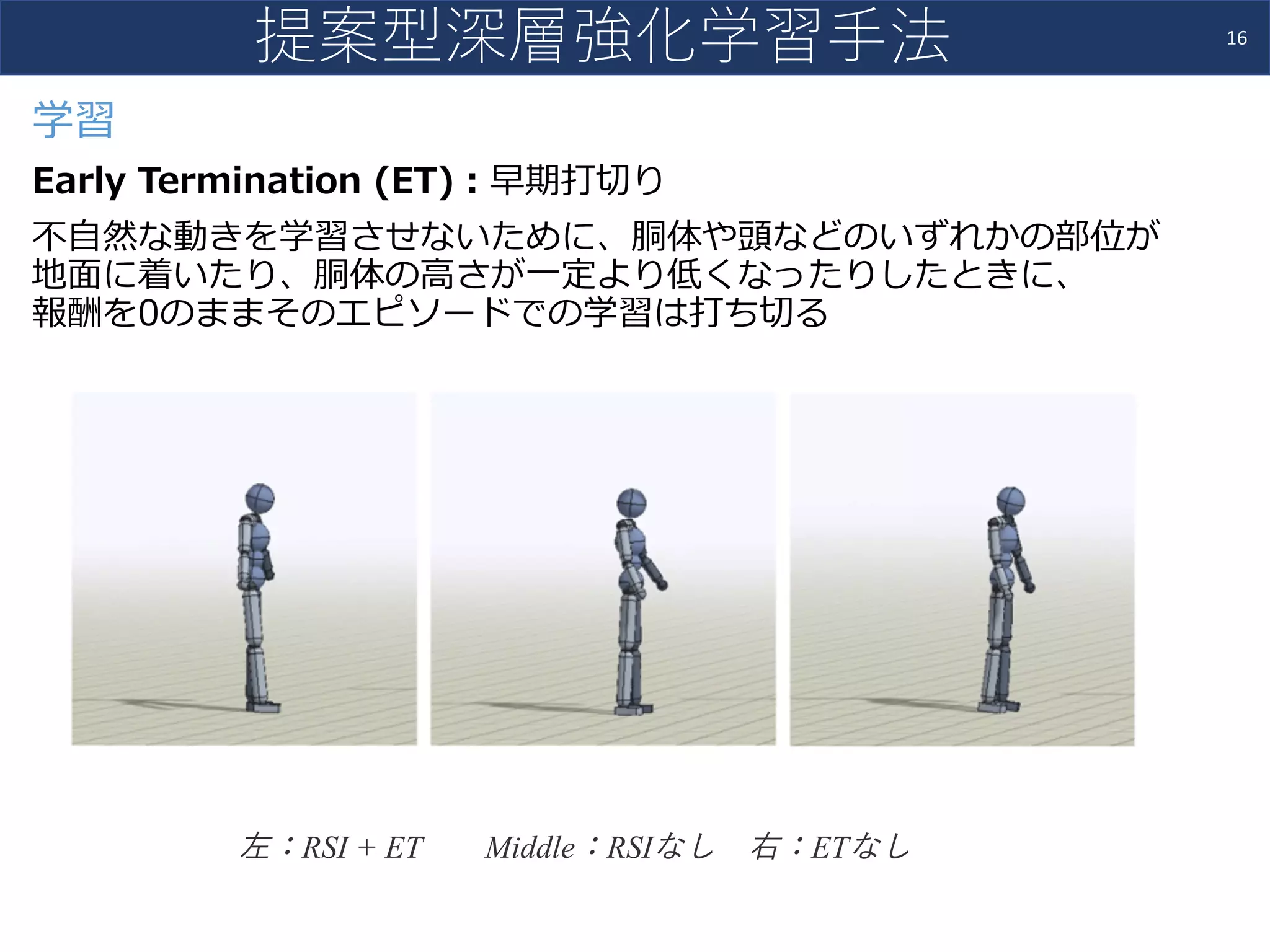 【論文紹介】Deep Mimic: Example-Guided Deep Reinforcement Learning of Physics-Based Character Skills | PPT