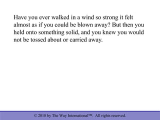 Word-Conditioned: Holding Fast to the Truth | PPT