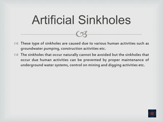 Sinkholes | PPTX