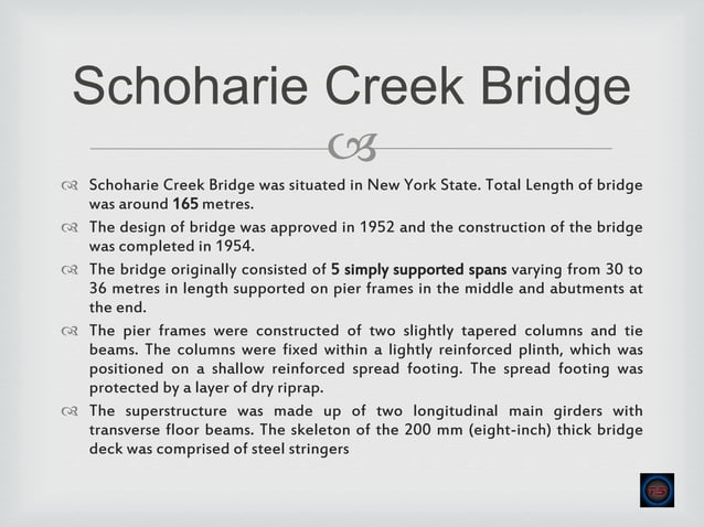 Schoharie Creek Bridge Collapse - Case Study | PPTX | Civil Engineering ...