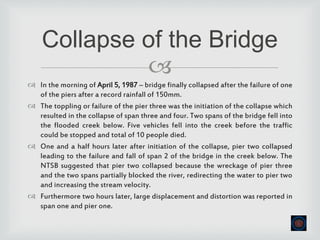 Schoharie Creek Bridge Collapse - Case Study | PPTX