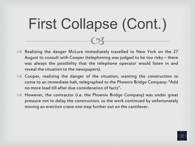 Quebec Bridge Collapse - A Case Study | PPTX | Civil Engineering ...