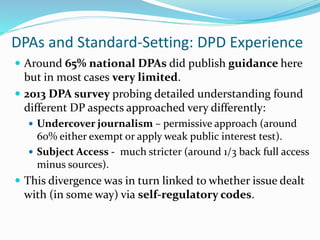 GDPR, DPAs and the Journalistic Media: Walking the Regulatory Tightrope | PPTX | Business ...