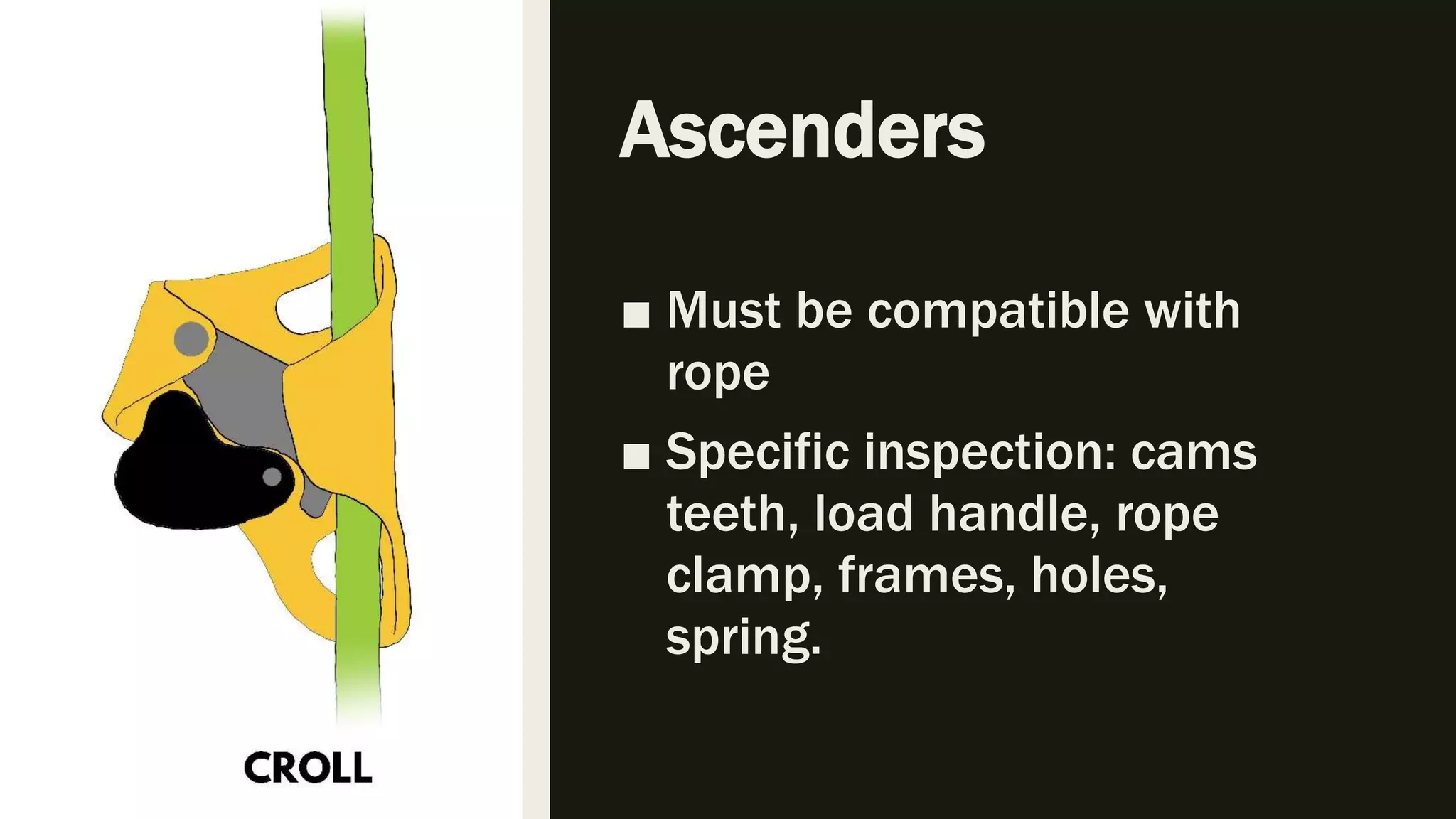 Ropes Access safety presentation | PPTX