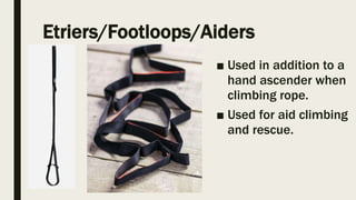 Ropes Access safety presentation | PPTX