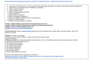 2018-19 G09 10 "Is the future post-human" IDU planner | PPT