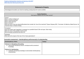 Is the future post-human? IDU planner | PDF