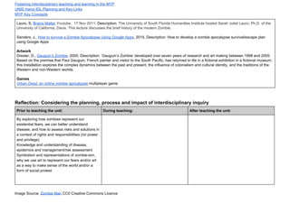 2018-19 G09-10 Zombie Apocalypse IDU planner | PDF
