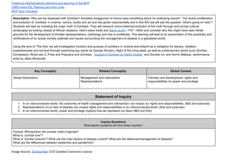 2018-19 G09-10 Zombie Apocalypse IDU planner | PPT