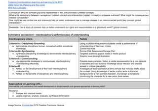 2018-19 G09-10 Zombie Apocalypse IDU planner | PDF