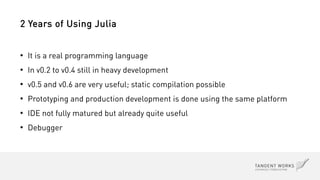 TIM: Large-scale Energy Forecasting in Julia | PPT