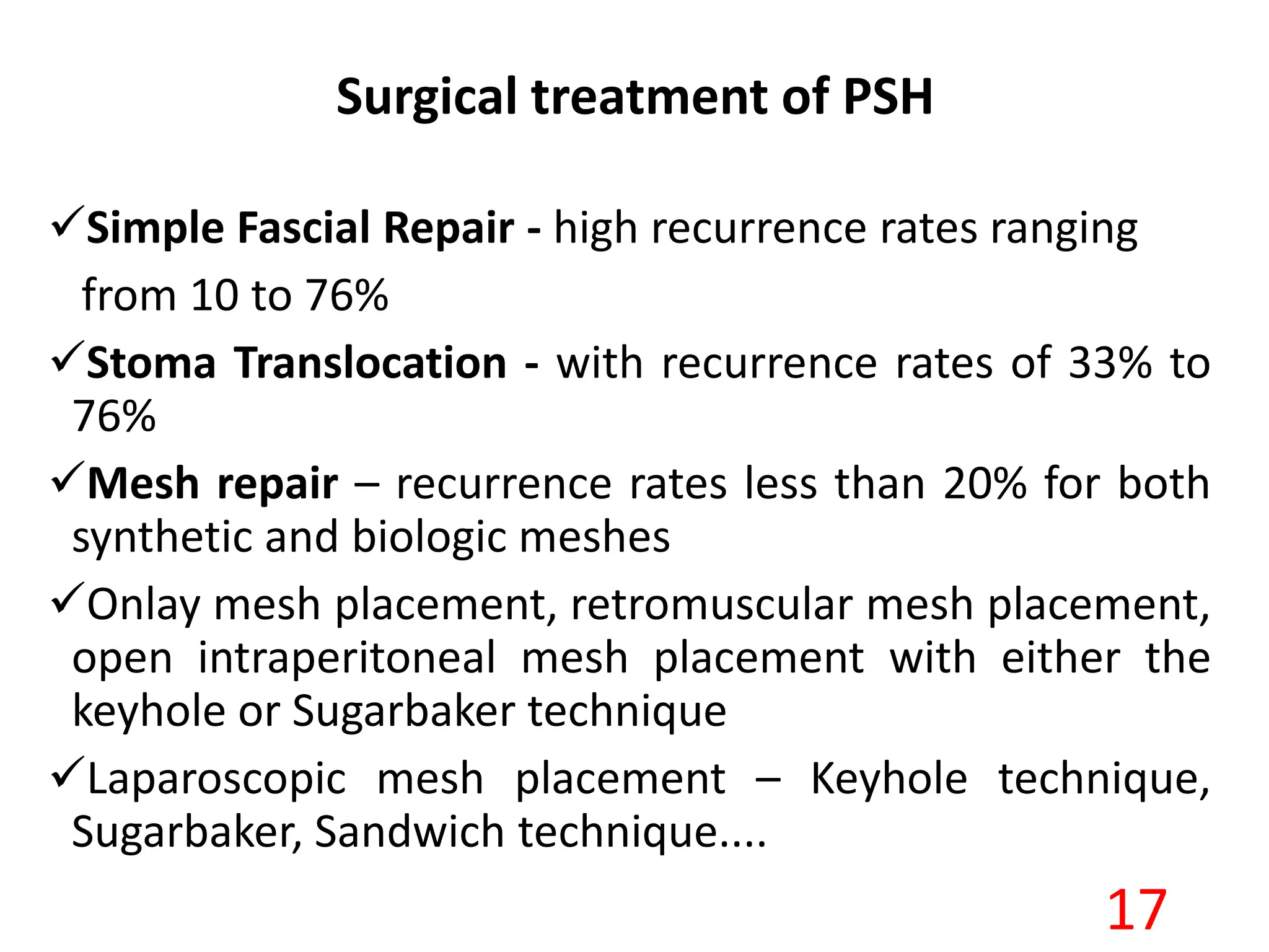 2018.parastomal hernias how to prevent... | PPT