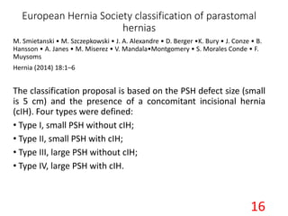 2018.parastomal hernias how to prevent... | PPTX