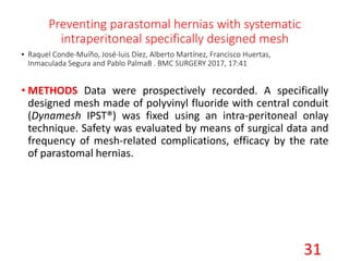 2018.parastomal hernias how to prevent... | PPTX