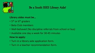 2018 2019 library ad | PPTX