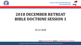 2018.12.Retreat.Bible-Doctrine-Session-1.pptx