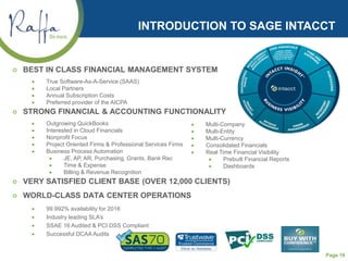 2018 3-8 Sage Intacct - The Cloud ERP Difference | PPTX | Cloud Computing | Internet