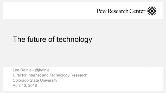 The future of technology | PPTX | Internet | Computing