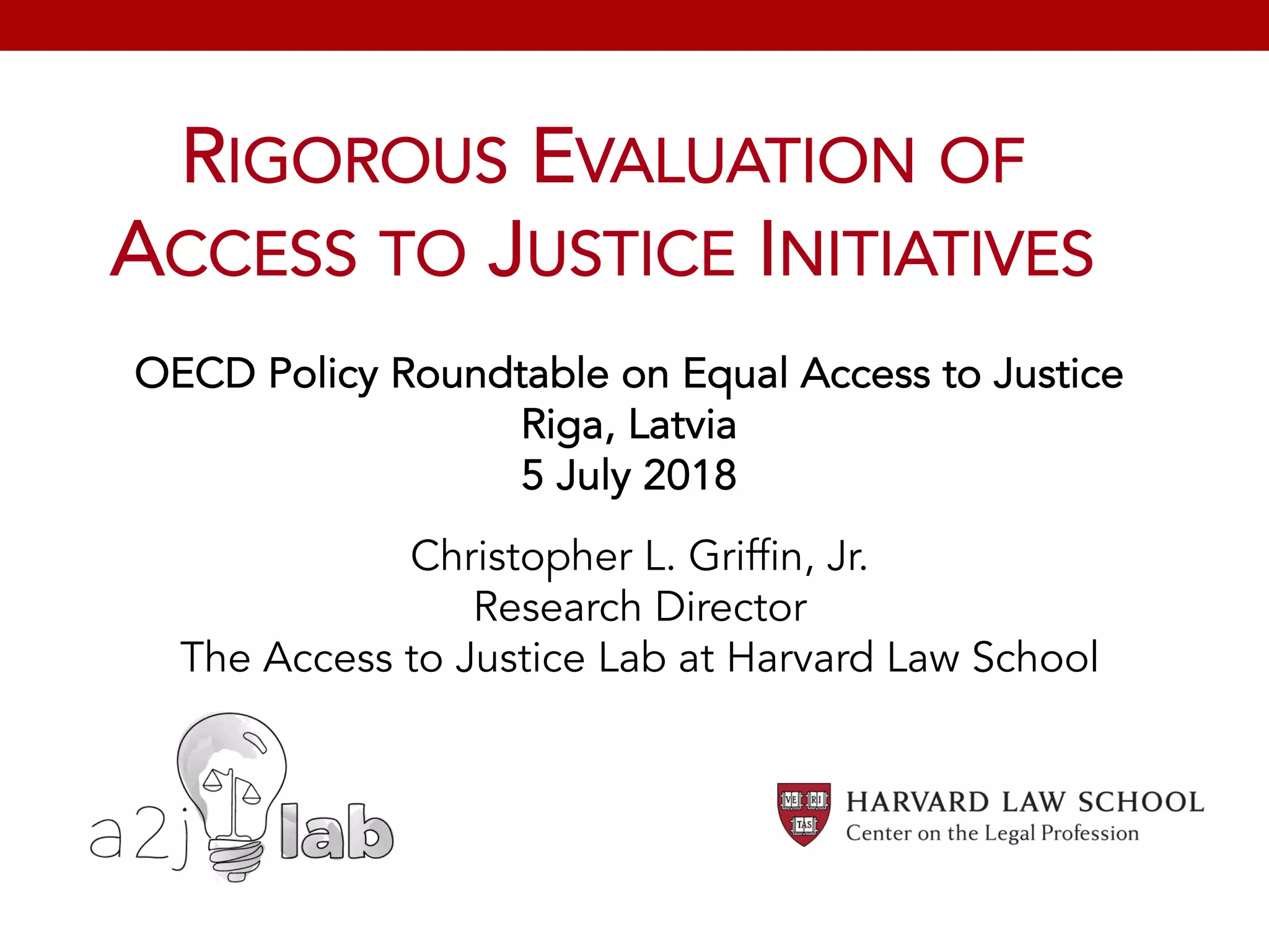 Presentation by Chris Griffin, Harvard Law School | PDF