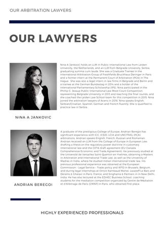 2018 Aceris Law Brochure | PDF