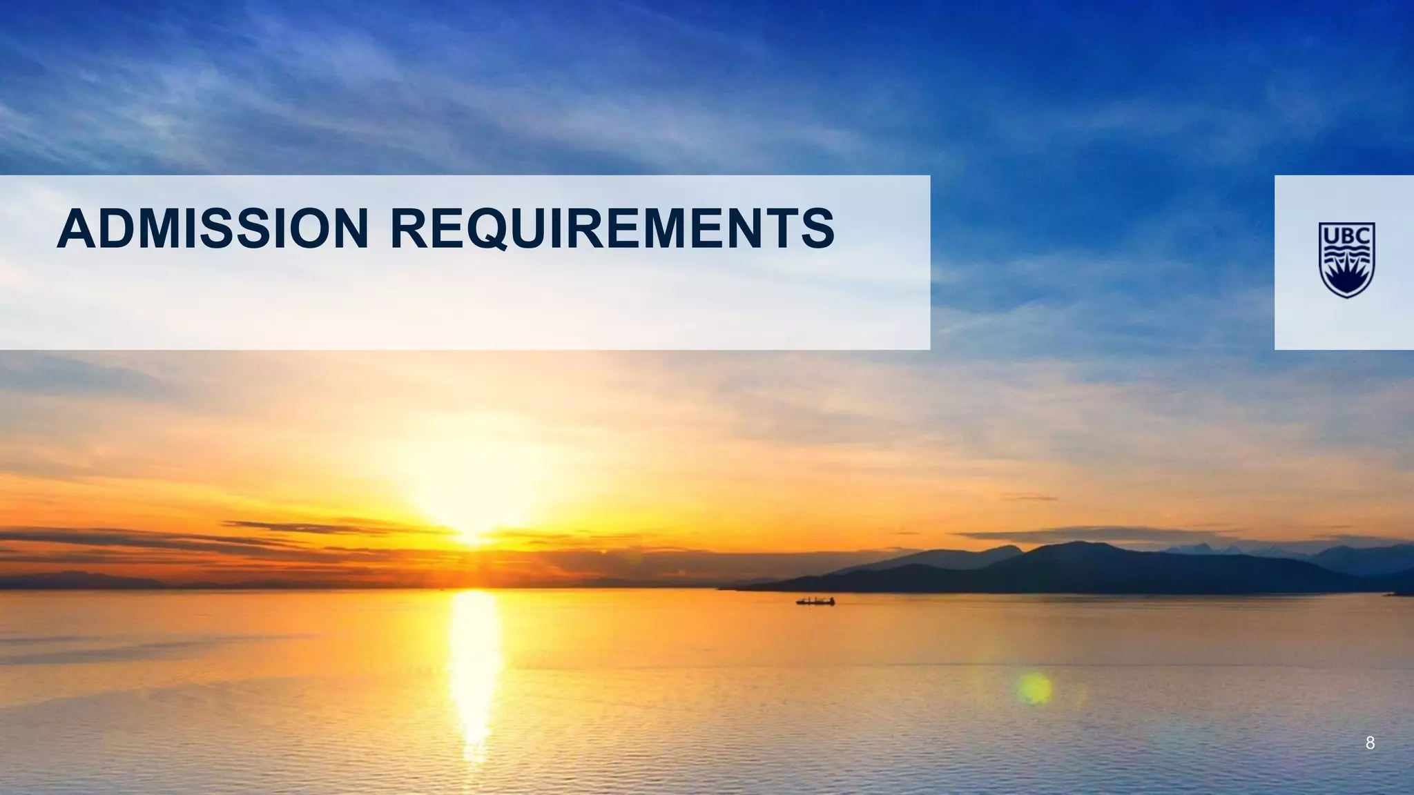 UBC 2018 admissions-process-presentation | PPT