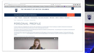UBC 2018 admissions-process-presentation | PDF