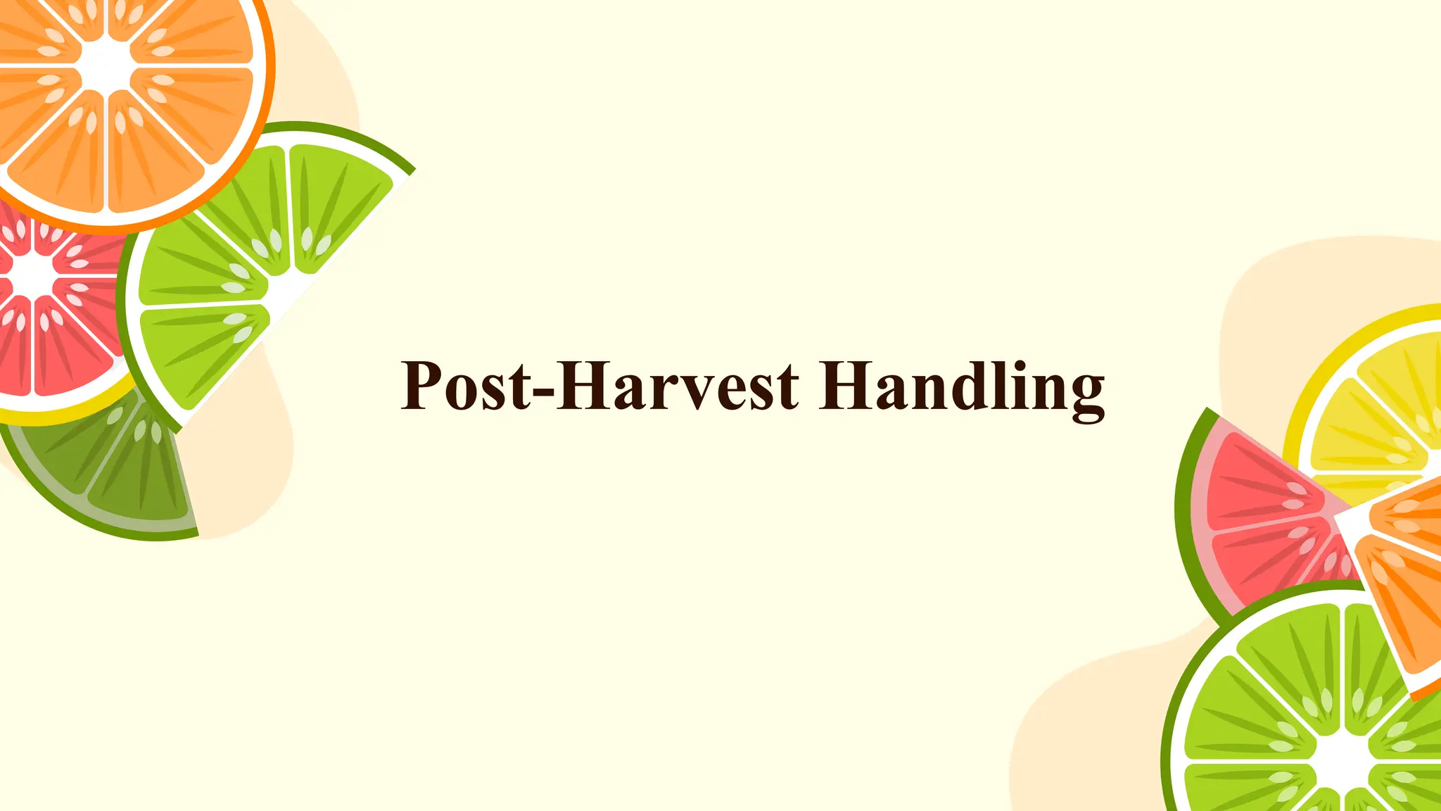Harvest and Post Harvest Handling of Citrus.pptx
