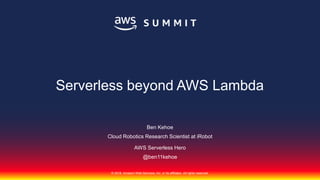 Serverless beyond AWS Lambda | PPT