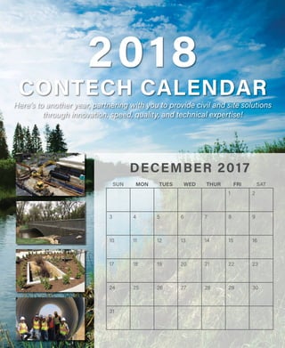 2018 Contech Calendar | PDF