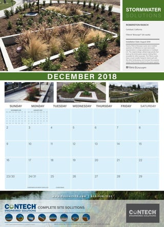 2018 Contech Calendar | PDF