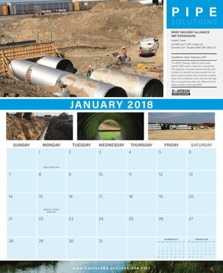 2018 Contech Calendar | PDF