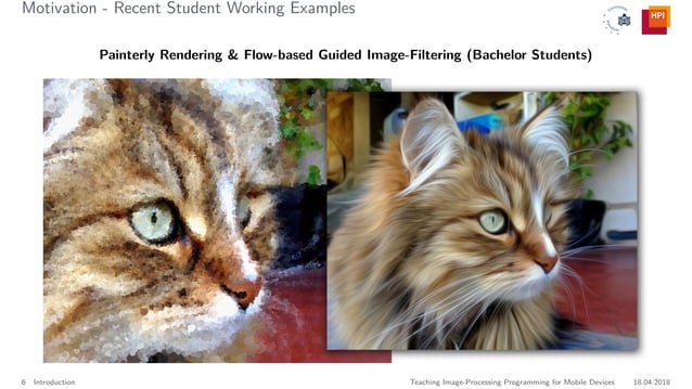 Teaching Image-Processing Programming for Mobile Devices | PPT