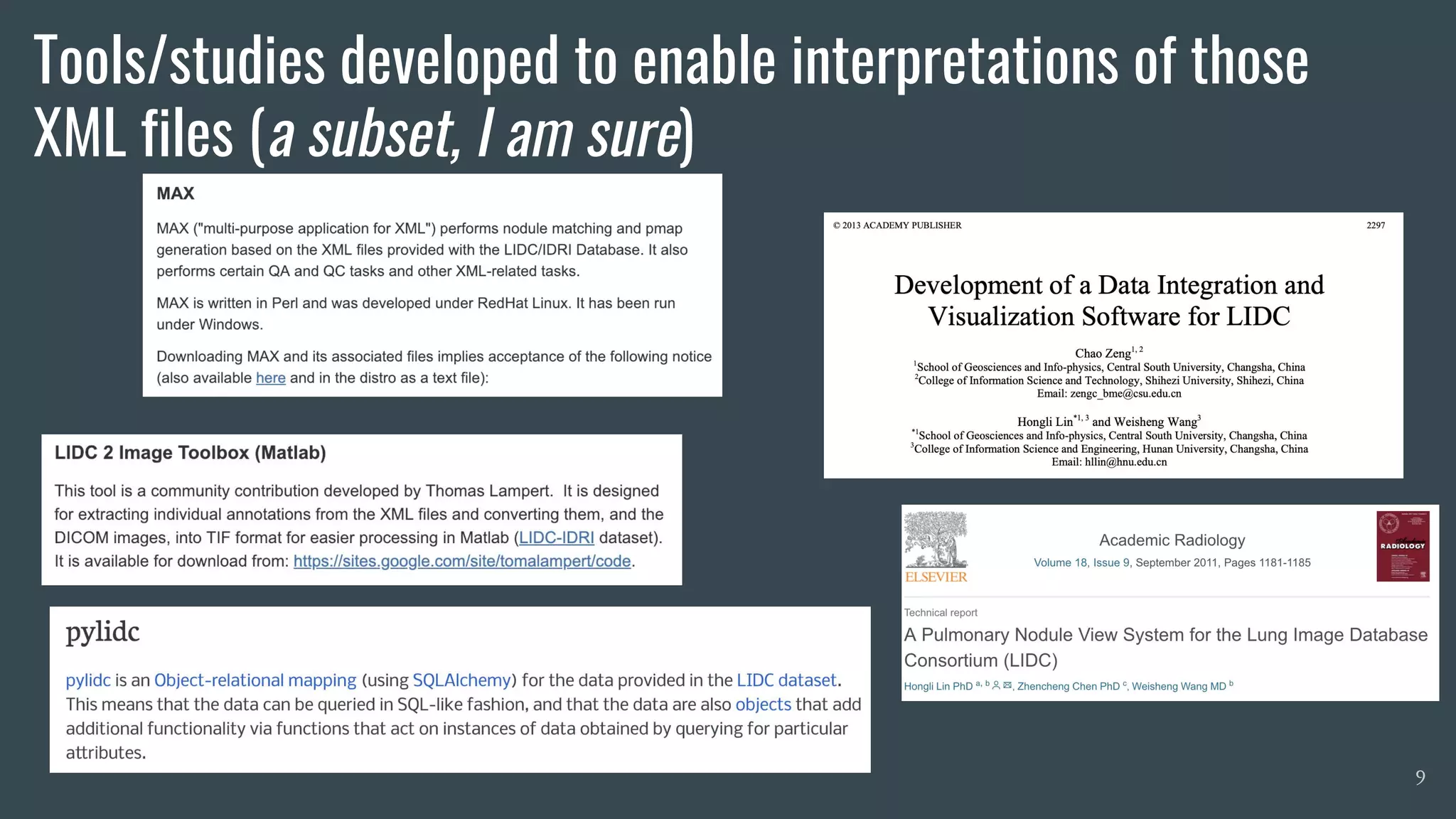 Standardized representation of the LIDC annotations using DICOM | PDF