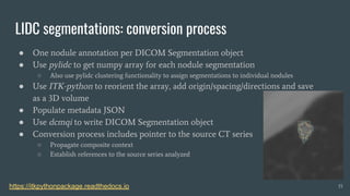Standardized representation of the LIDC annotations using DICOM | PDF