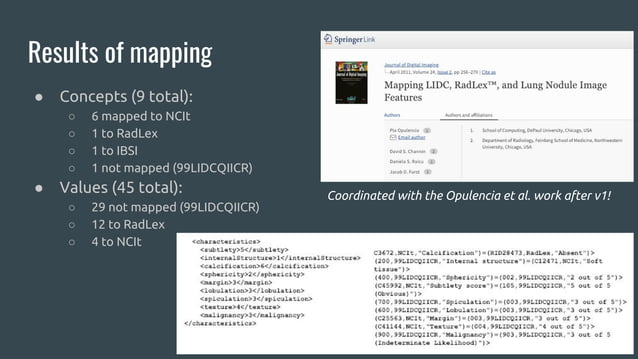Standardized representation of the LIDC annotations using DICOM | PDF