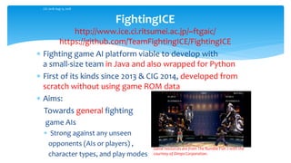 2018 Fighting Game AI Competition | PPT