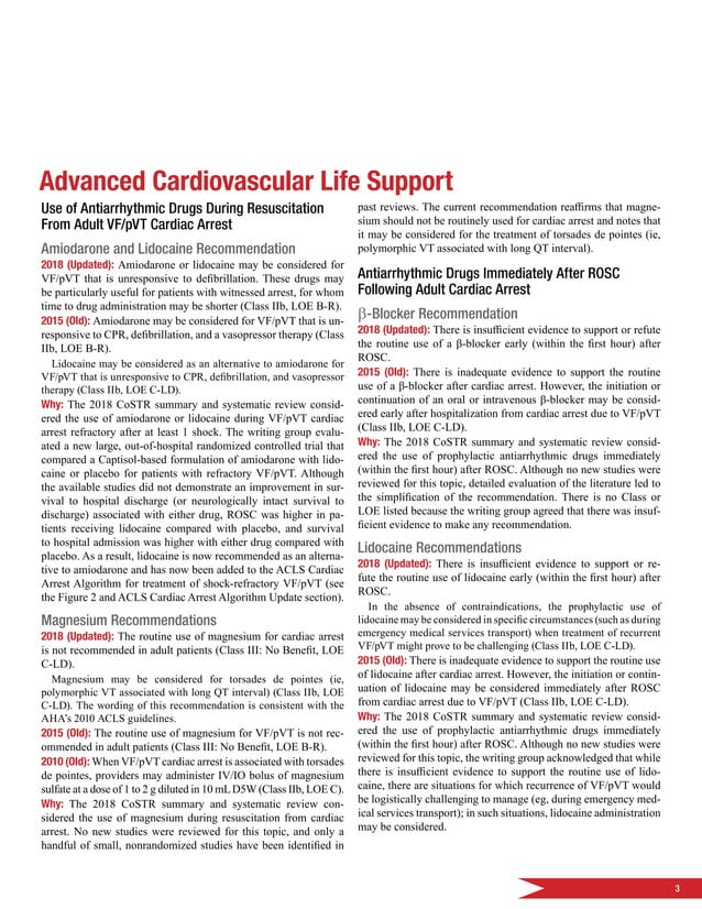 Actualización AHA 2018 de ACLS y PALS (Highlights) | PDF | First Aid | Injuries
