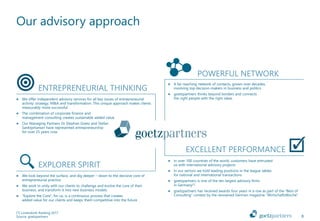 2018 goetzpartners presentation "Explore The Core" | PDF