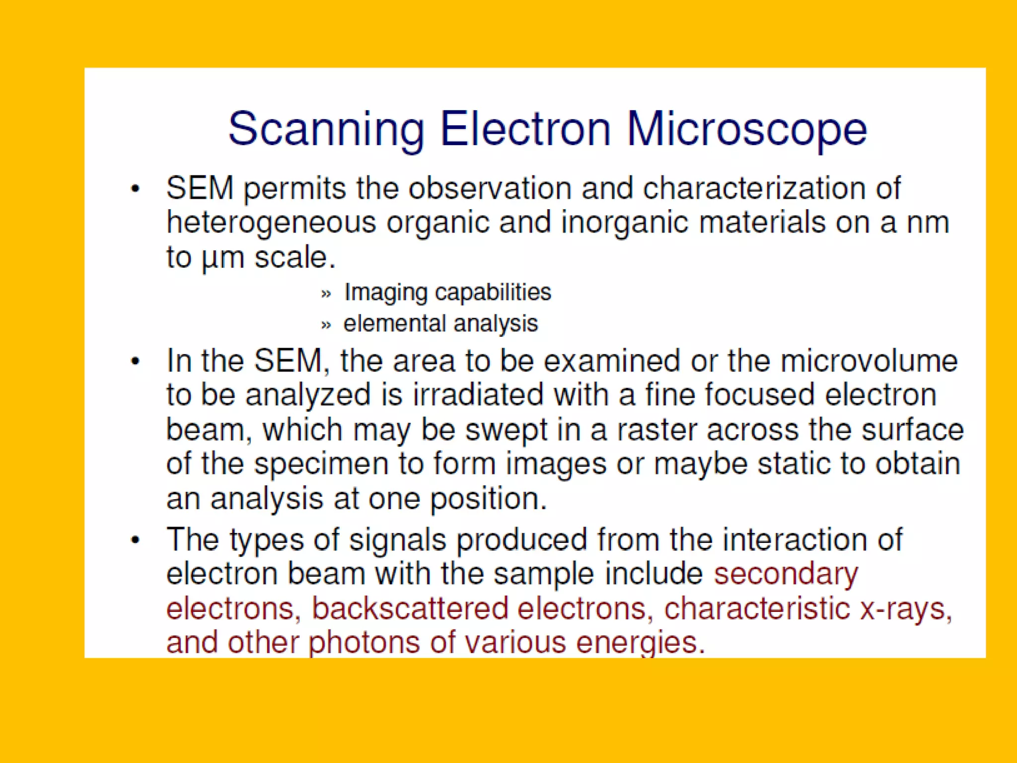 2018 HM-scanning electron microscope | PPT