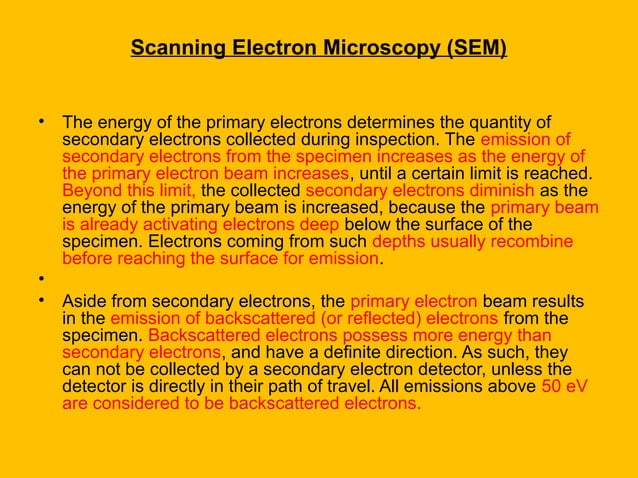 2018 HM-scanning electron microscope | PPT | Chemistry | Science
