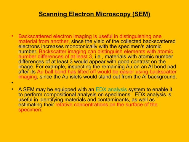 2018 HM-scanning electron microscope | PPT | Chemistry | Science