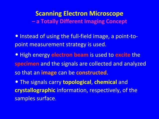 2018 HM-scanning electron microscope | PPT | Chemistry | Science