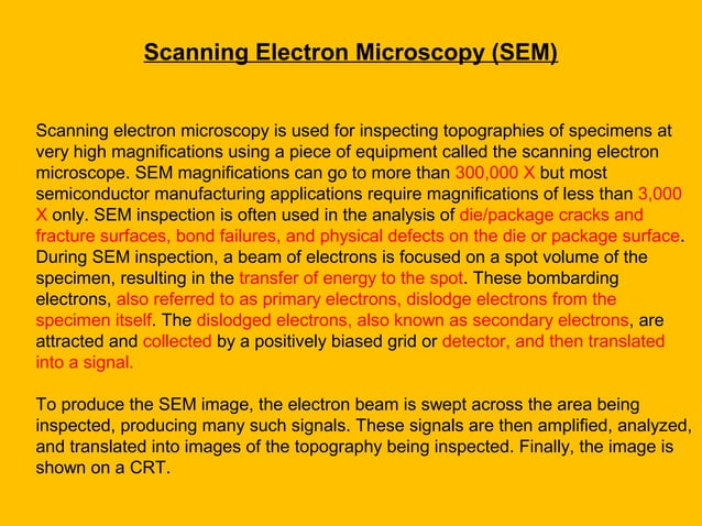 2018 HM-scanning electron microscope | PPT | Chemistry | Science