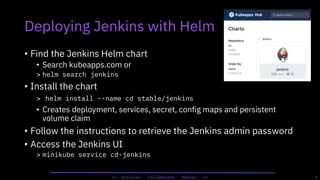 Continuous Delivery to Kubernetes with Jenkins and Helm | PDF