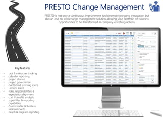 Innovate your company with PRESTO Digital Enterprise | PPT